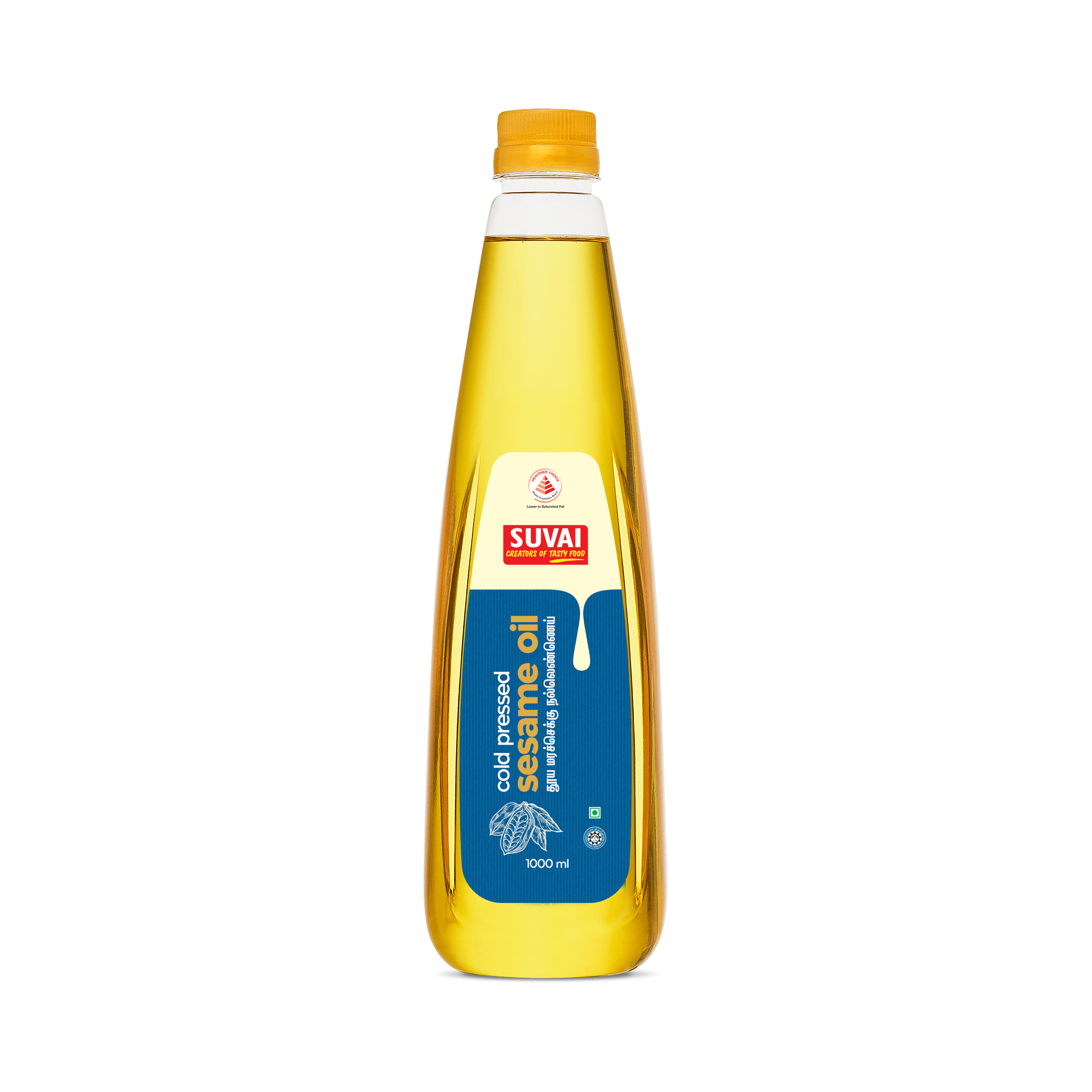 Wood / Cold Pressed Sesame Oil 1000 ml - Suvai Foods