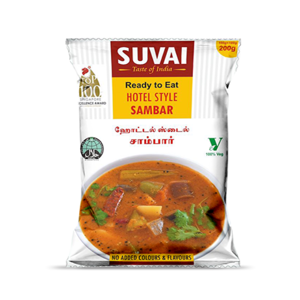 Instant Sambar with real vegetables (200g) - Suvai Foods